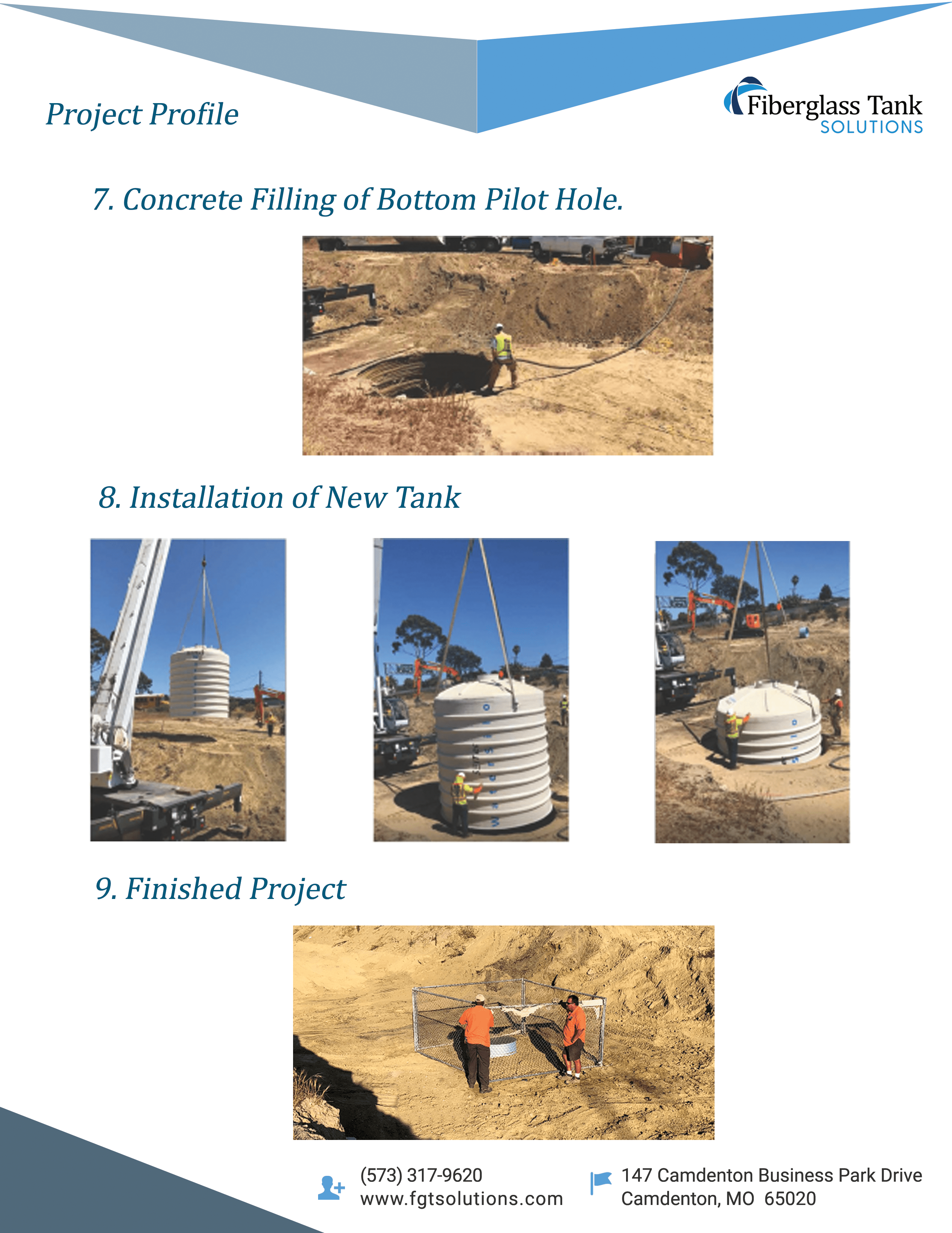 Water Silo: Los Angeles, CA - Fiberglass Tank Solutions