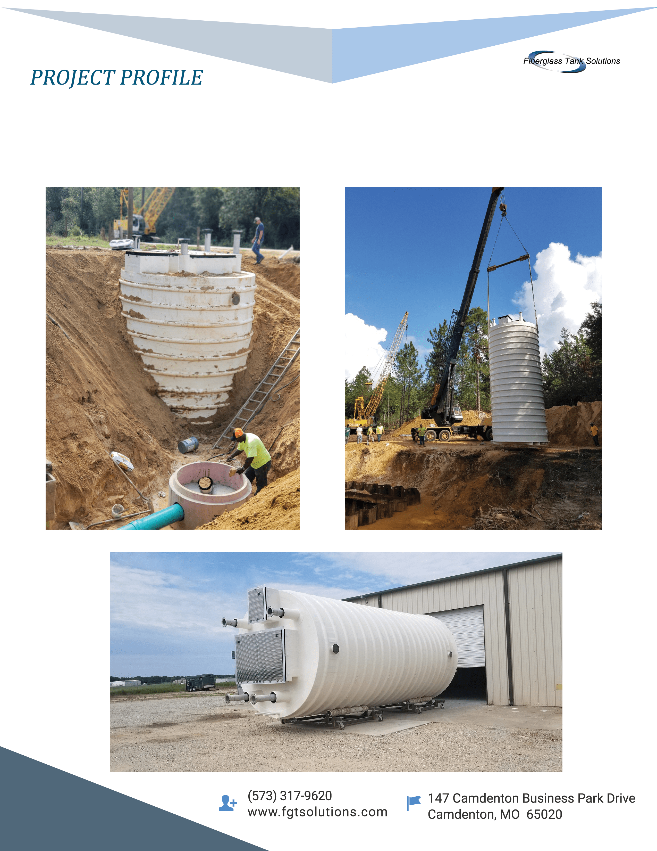 Brookhaven: Project Profile - Fiberglass Tank Solutions