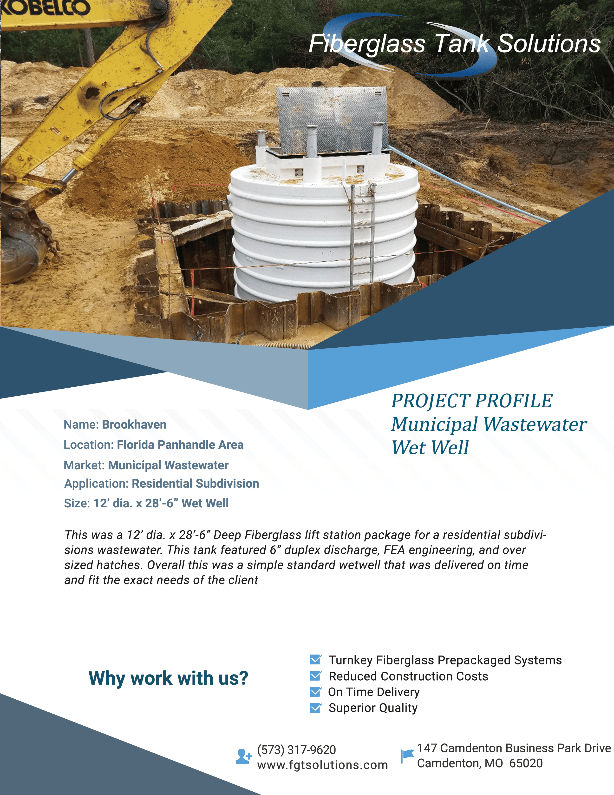 Brookhaven: Project Profile - Fiberglass Tank Solutions