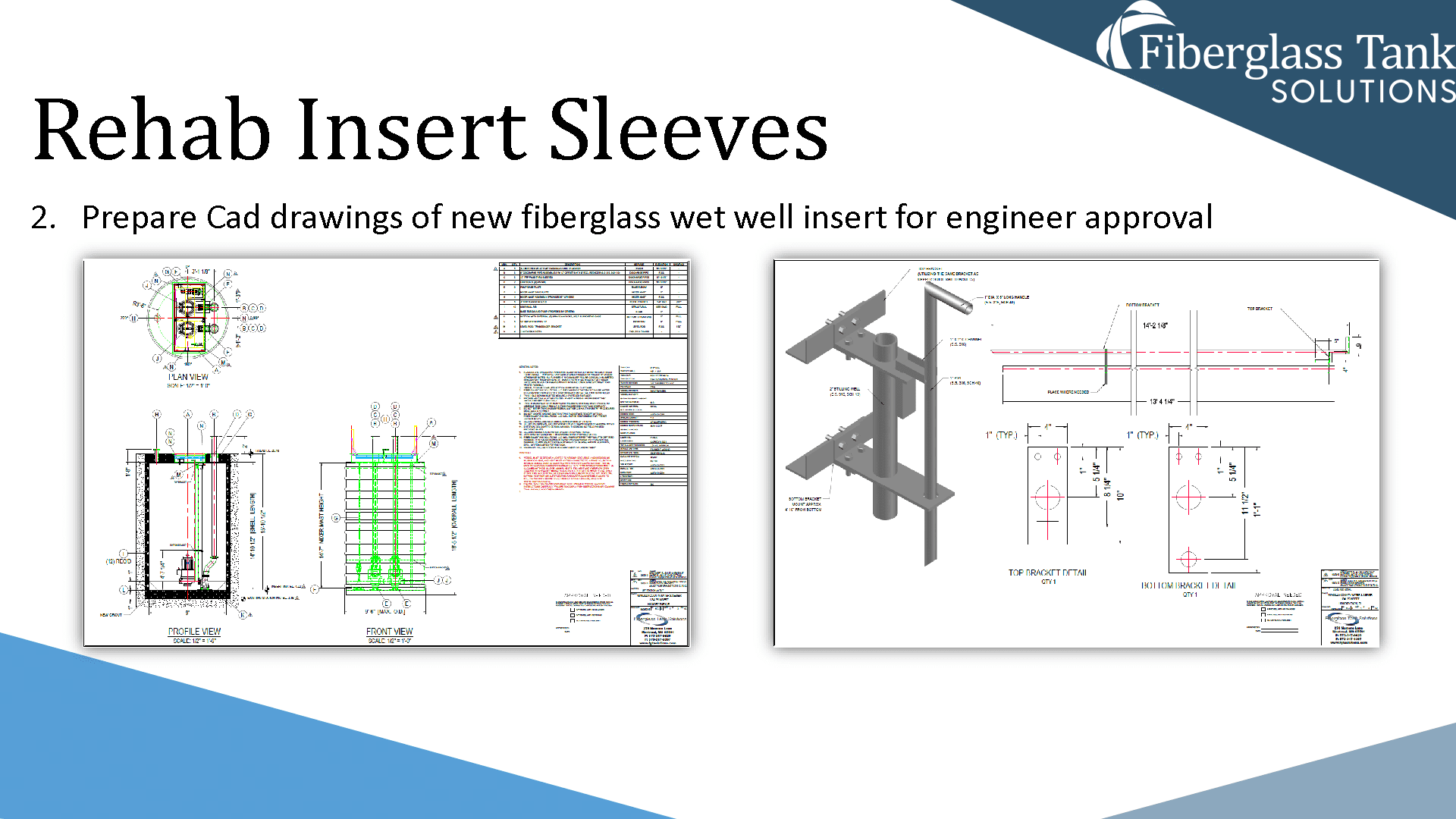 Wet Wells & Rehabilitation Inserts → Fiberglass Tank Solutions