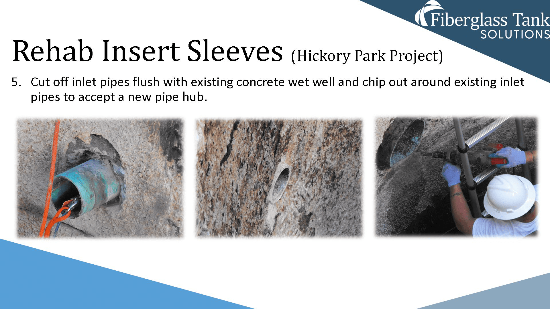 Wet Wells & Rehabilitation Inserts → Fiberglass Tank Solutions