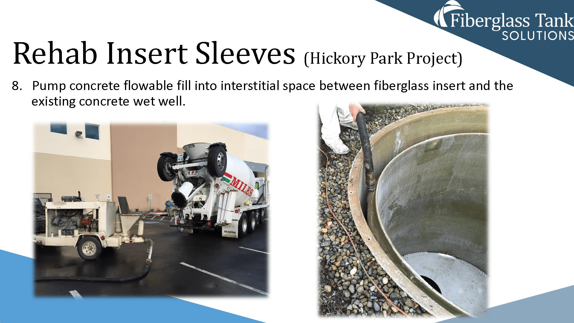 Wet Wells & Rehabilitation Inserts → Fiberglass Tank Solutions