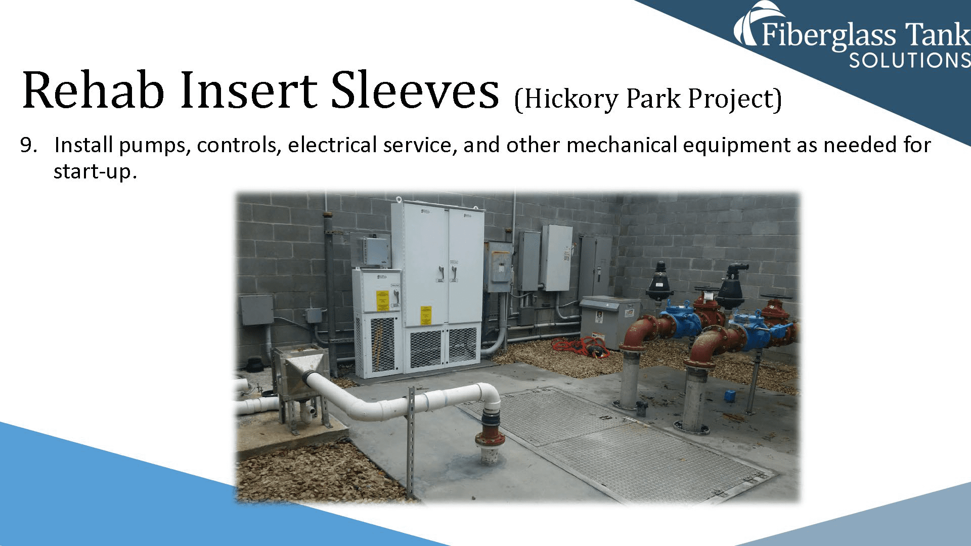 Wet Wells & Rehabilitation Inserts → Fiberglass Tank Solutions