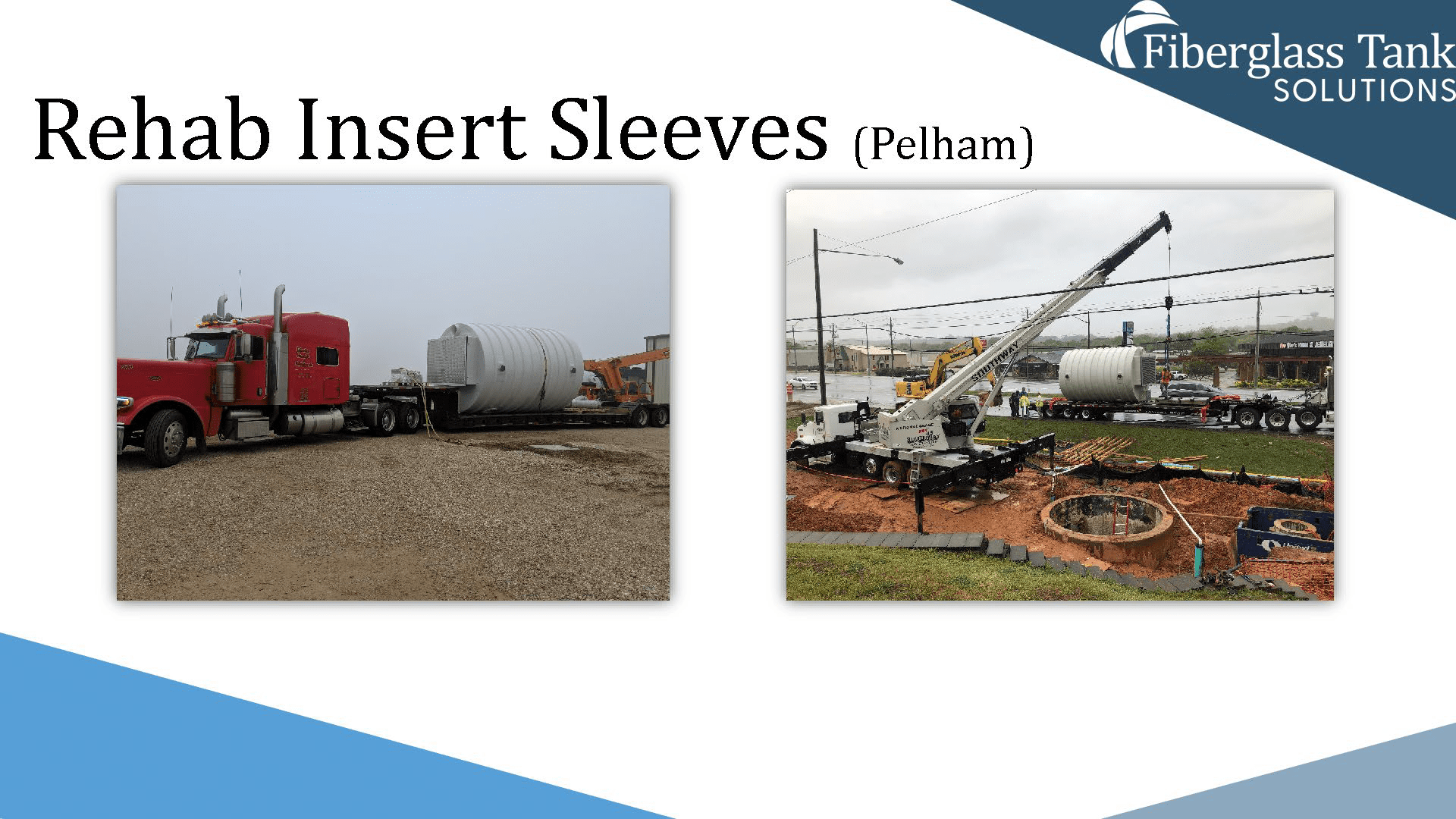 Wet Wells & Rehabilitation Inserts → Fiberglass Tank Solutions