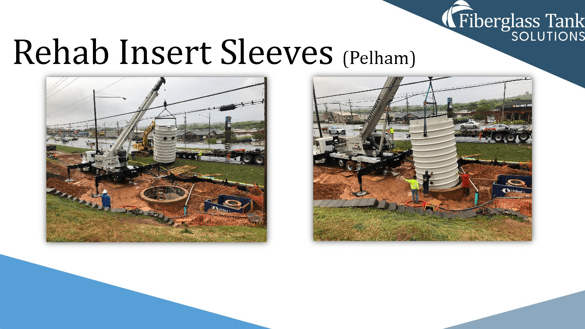 Wet Wells & Rehabilitation Inserts → Fiberglass Tank Solutions