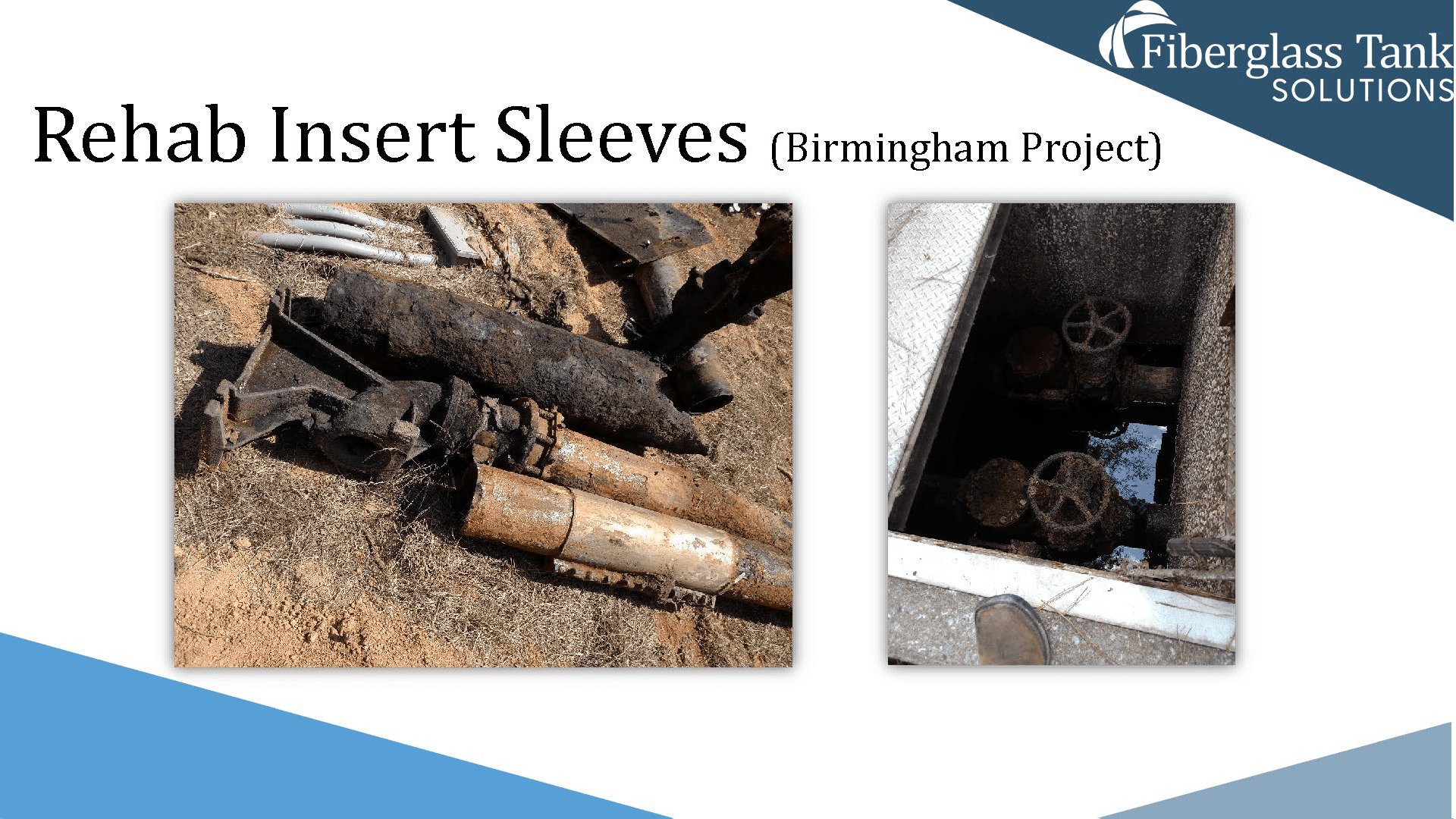 Wet Wells & Rehabilitation Inserts → Fiberglass Tank Solutions