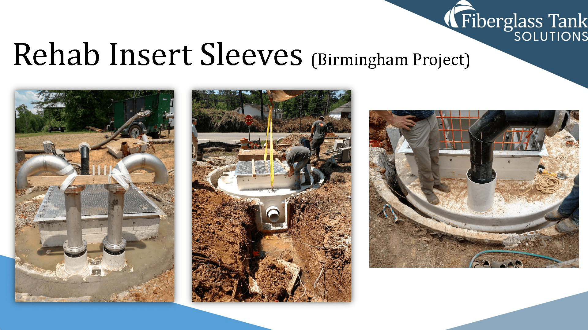 Wet Wells & Rehabilitation Inserts → Fiberglass Tank Solutions