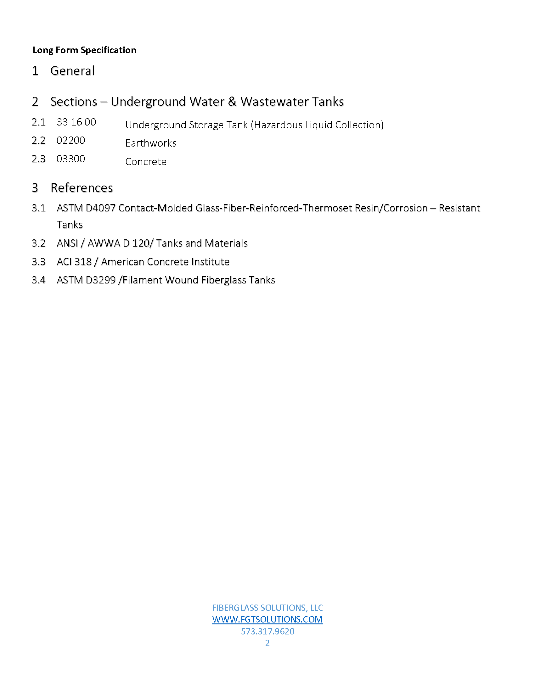 Hazardous Liquid Collection Underground Storage Tank
