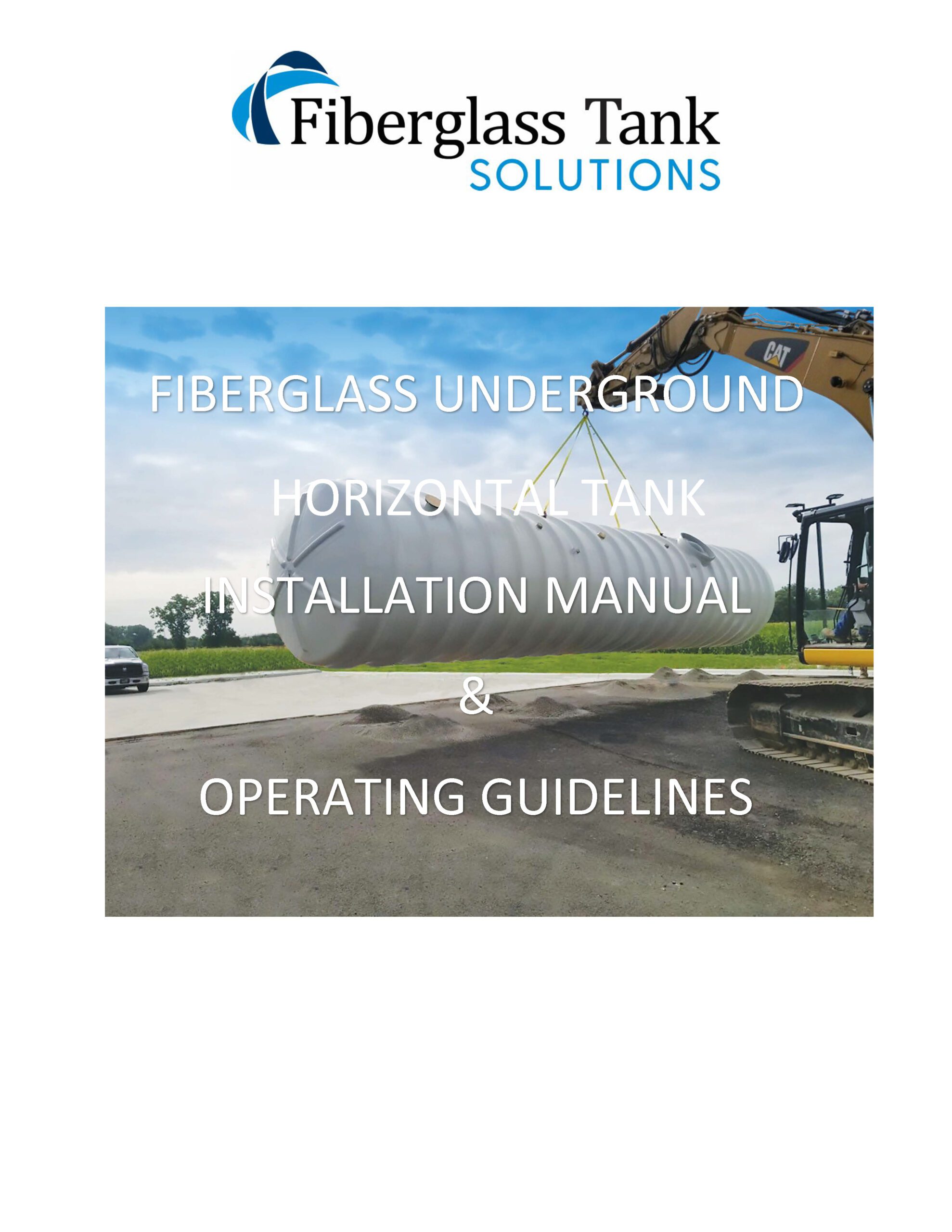 Underground Horizontal Tank Installation Guidelines