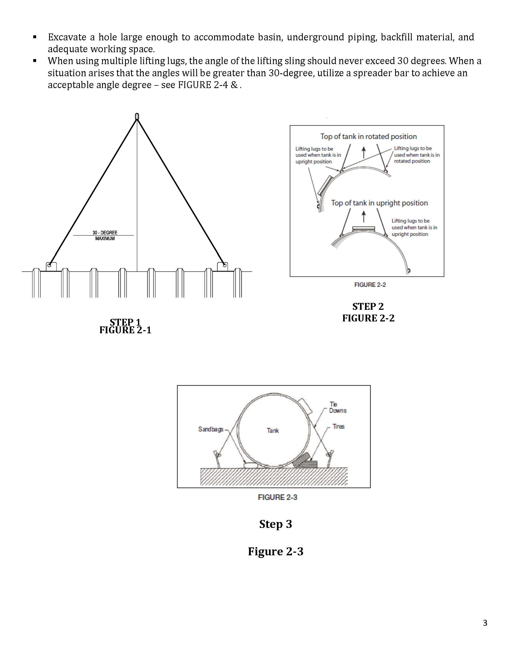 Underground Horizontal Tank Installation Guidelines