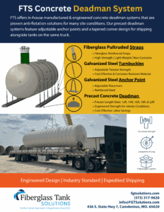 Concrete Deadman System Brochure - Fiberglass Tank Solutions