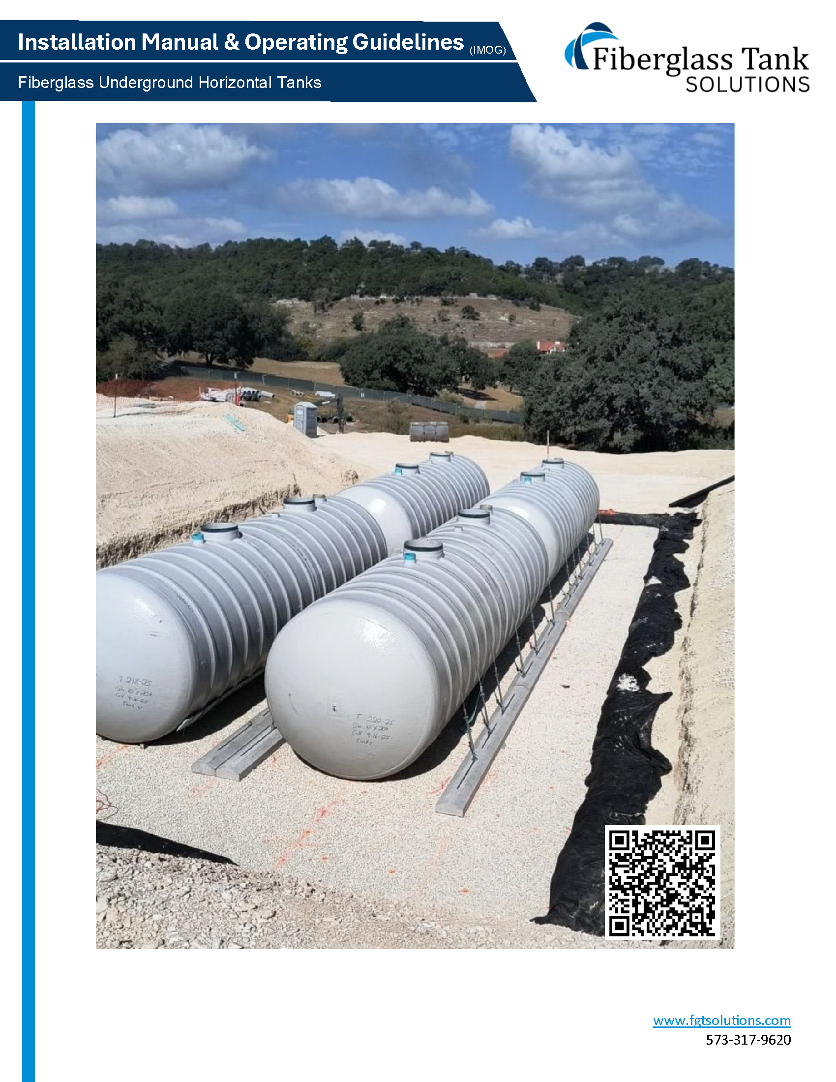 Underground Horizontal Tank Installation Guidelines (IMOG)